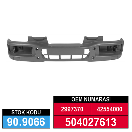 IVECO ÖN TAMPON SİS LAMBA DELİKSİZ EUROGARGO TECTOR 504027613 - TIR ...